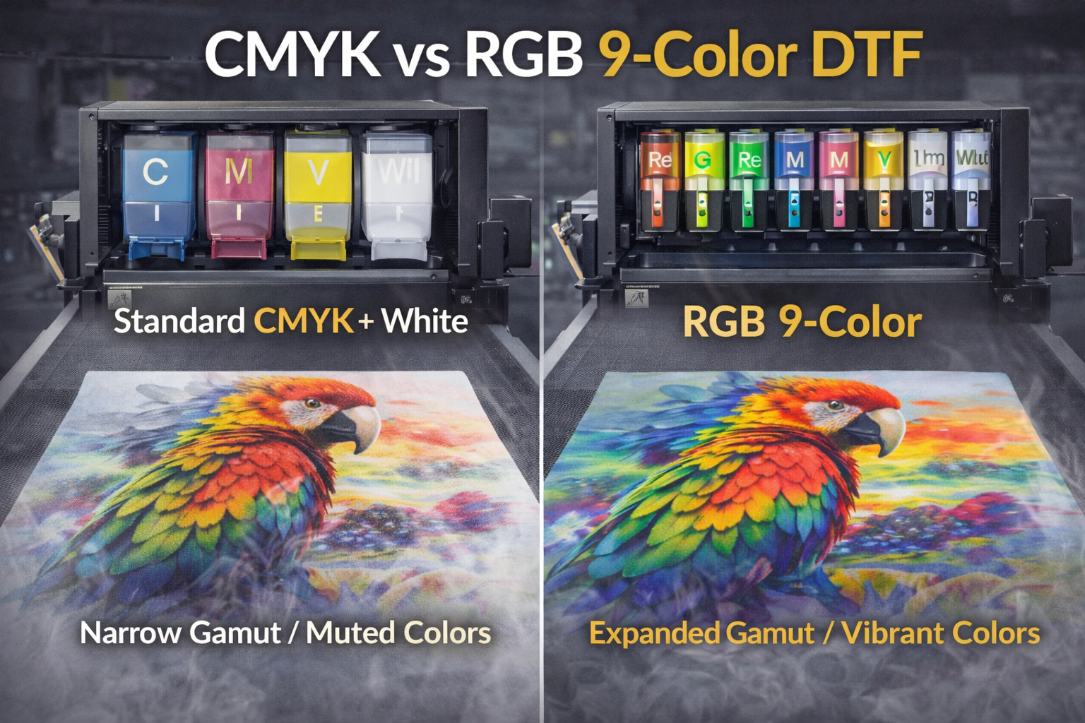 9-Color RGB DTF Printers: The Next Evolution in DTF Printing – Flash ...