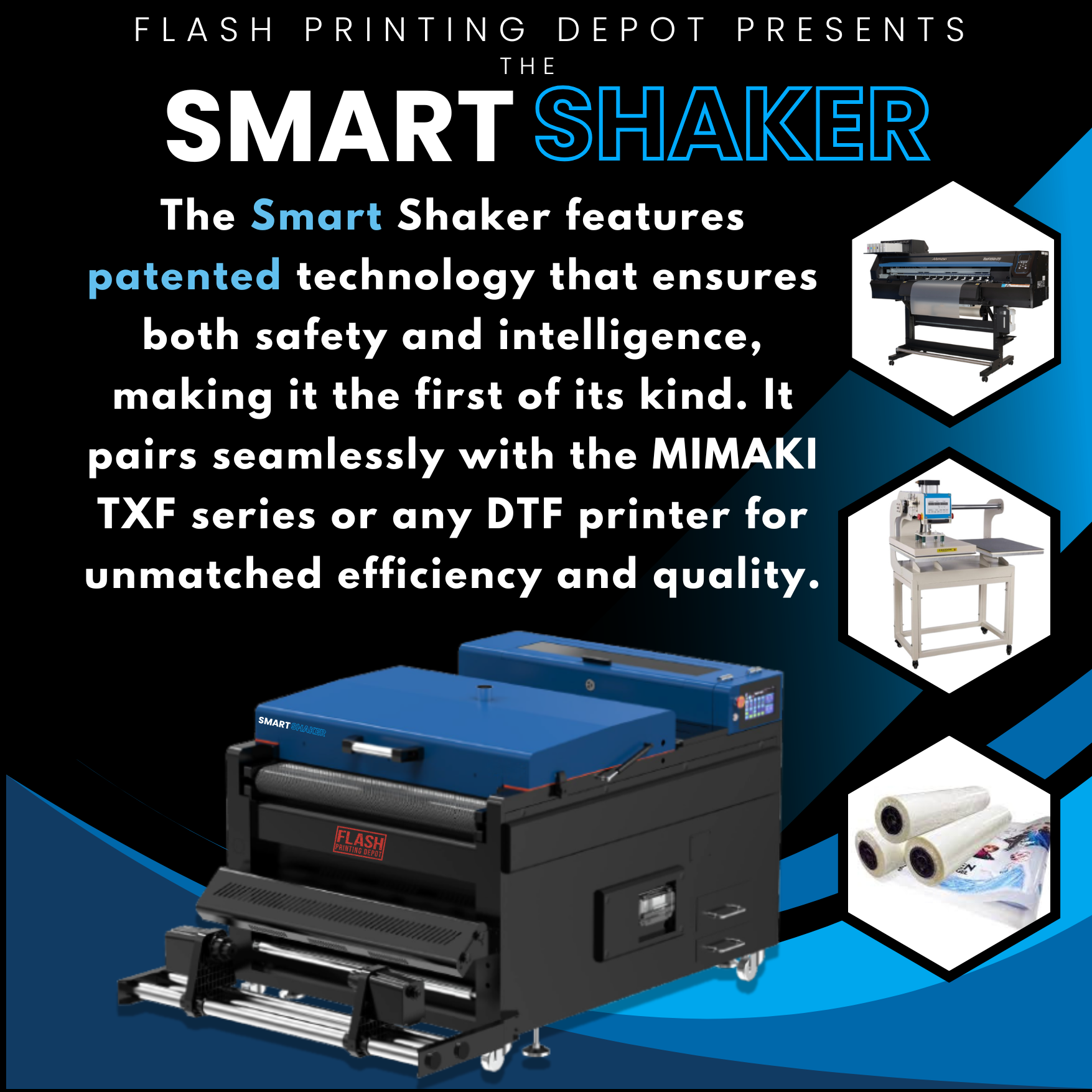 DTF Equipment - Direct to film Dryer Shakers and Fume extractors – Flash Printing Depot